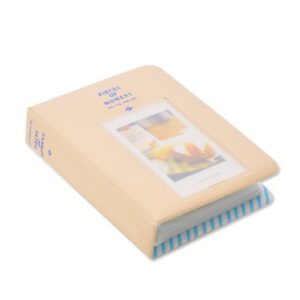 Colorful Fuji Instax Mini Book Album for instax Mini 7S 8 25 50S Films - Beige