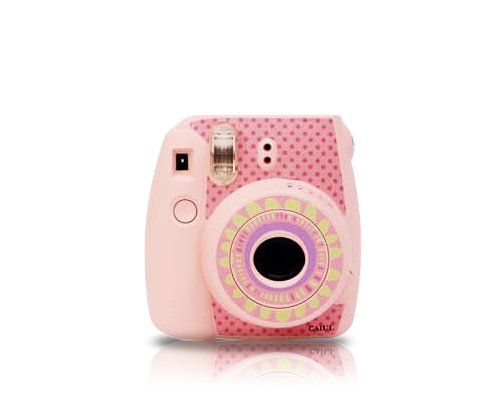 Floral Fuji Mini Camera Sticker for Fujifilm Instax mini 8 - Pink