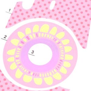 Floral Fuji Mini Camera Sticker for Fujifilm Instax mini 8 - Pink