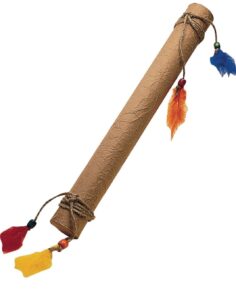 s&s worldwide tribal rainsticks craft kit, diy for kids, classroom, camp, after school, educational, multicultural craft, native american, falling rain sound, all supplies included, 15" long, makes 24