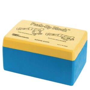 s&s worldwide foam push-up block, 8" x 5" x 4-1/4in