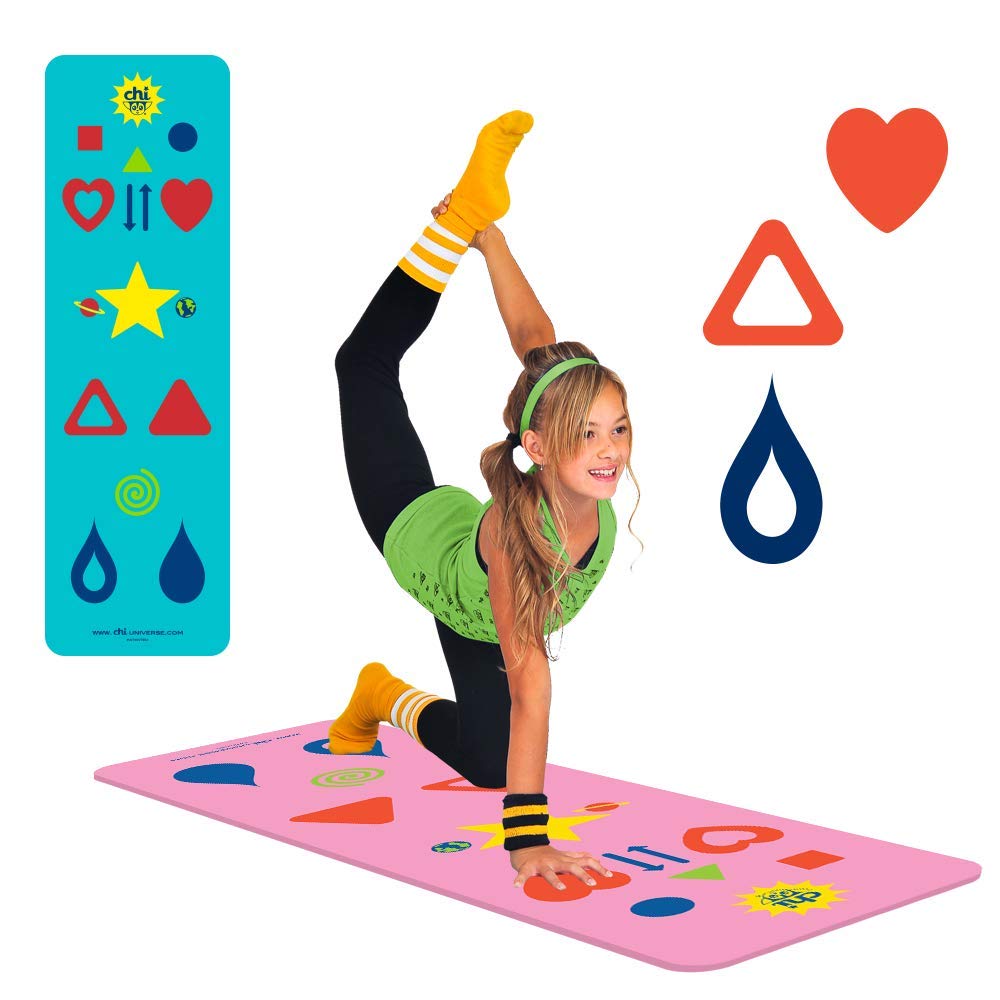 Chi Phresh Yoga Mat & Game (Pink, Kids)