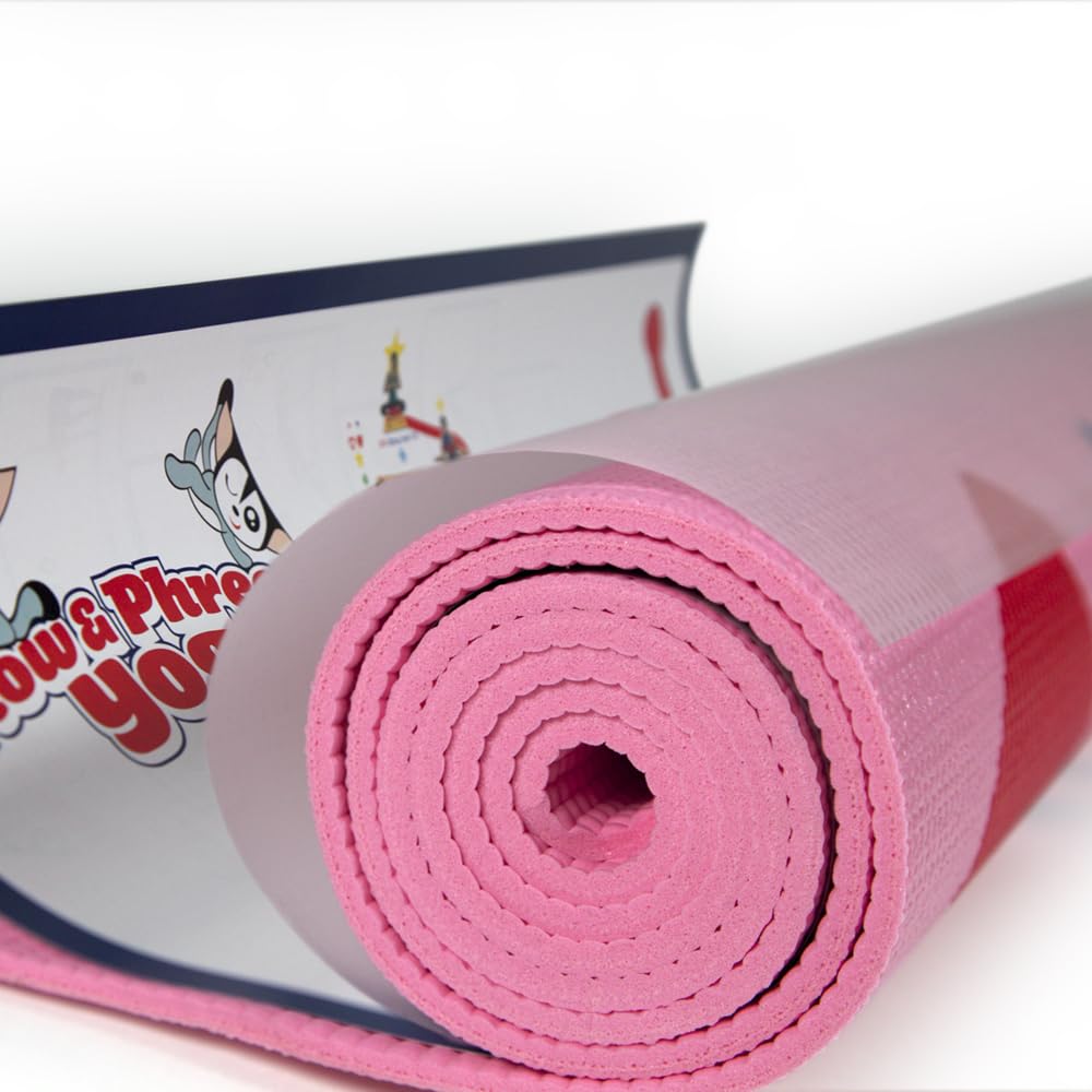 Chi Phresh Yoga Mat & Game (Pink, Kids)