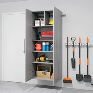 HangUps Large Storage Cabinet, 30", Light Gray