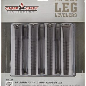 Camp Chef Leg Levelers Fits Most Stoves and Camp Tables, (4-Pack), Black