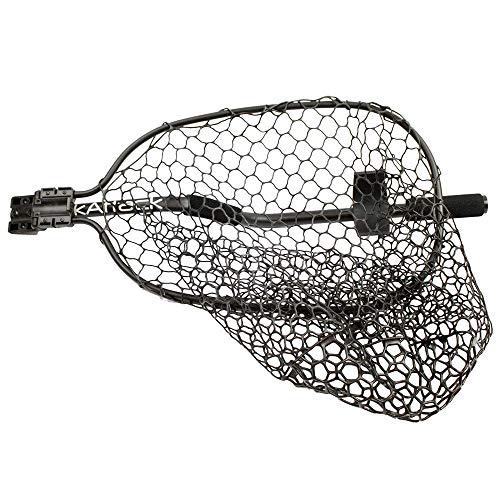 YakAttack Kayak Folding Leverage Landing Net, 12" x 20" Hoop with Foam Extension