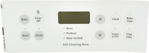 Electrolux 316220804 Frigidaire Oven Control Overlay, White