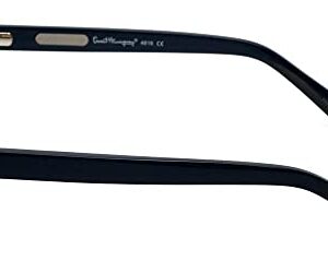 Ernest Hemingway Round Designer Eyeglasses H4616 Black Medium 47 mm Spring Hinge