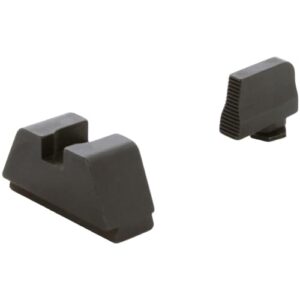 AMERIGLO Optic Compatible GL-429 XL Tall Black Serrated .315" Front, Flat Black .394" Rear Sight Set Compatible with Glock