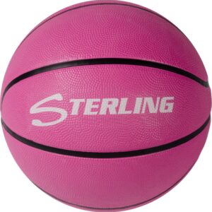 sterling premium superior grip pink junior size 5 rubber basketball