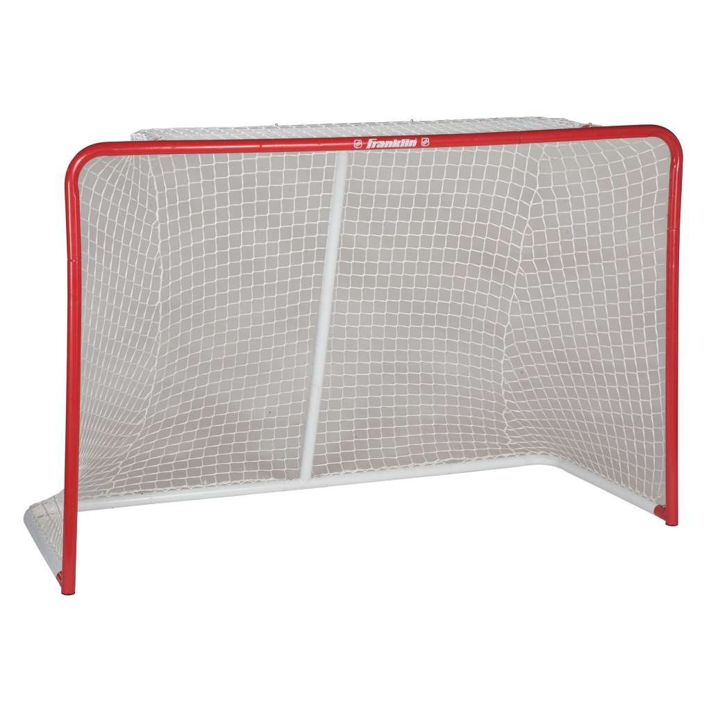 Franklin Sports NHL Hockey Goal Replacement Net - 72" Official Size Goal Replacement Netting - Outdoor Street Hockey Goal Net - Easy Attach Official Size Net - 72" x 48" x 30",White