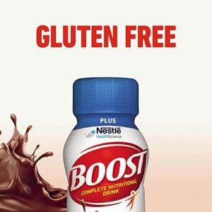 Boost Plus Complete Nutritional Drink, Rich Chocolate, 8 Fl Oz (Pack of 24)