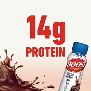 Boost Plus Complete Nutritional Drink, Rich Chocolate, 8 Fl Oz (Pack of 24)