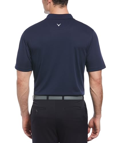 Callaway Men's Short Sleeve Core Performance Golf Polo Shirt with Sun Protection (Size Small-4X Big & Tall), Peacoat, 3X-Large