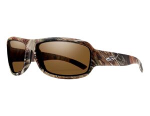 smith optics elite drop tactical sunglass, polar brown, realtree ap