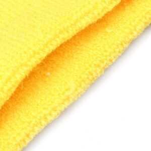 Mallofusa ? 10 PCS Cotton Sports Basketball Headband/Sweatband Head Sweat Band/brace Gift Party Outdoor Activities (Yellow)