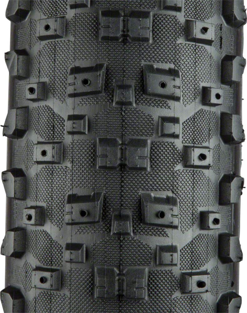 Vee Rubber Snowshoe XL Fat Bike Tire: 26" X 4.8" 120 Tpi Folding Bead Silica Compound, Black