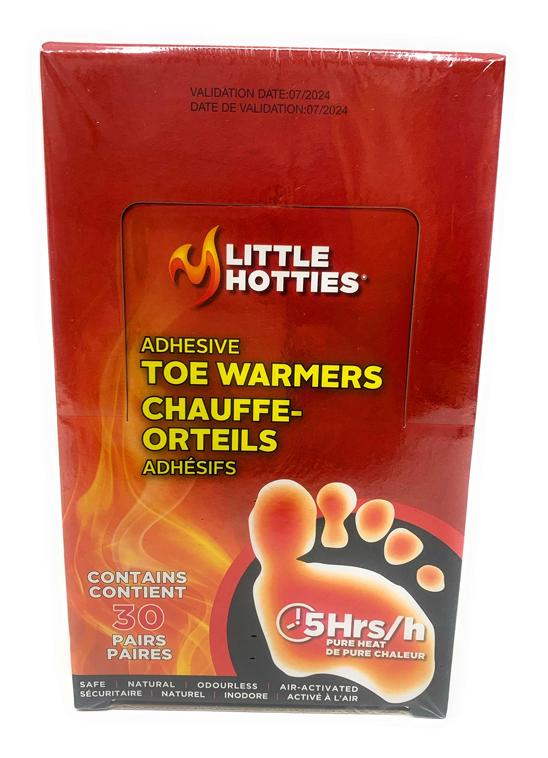 Little Hotties Adhesive Toe Warmers, 30 Pairs