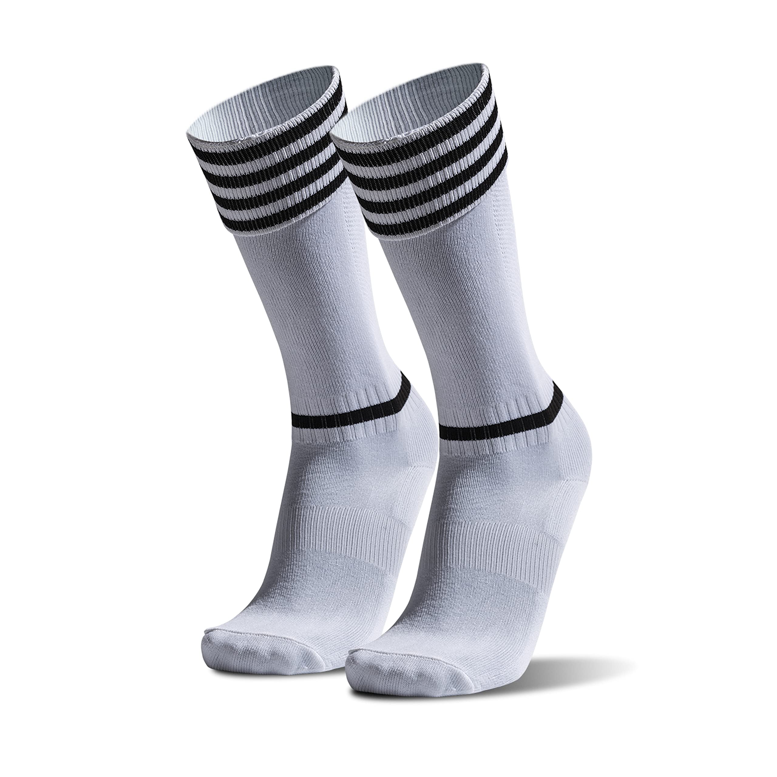 Franklin Sports Youth ACD Socks, White/Black, Small