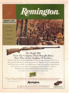 print ad: 1997 remington model 700 series rifles