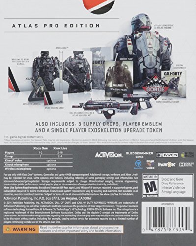 Call of Duty: Advanced Warfare Atlas Pro Edition - Xbox One