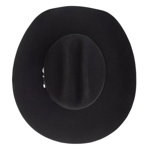 Resistol Men's Sonora 4X Fur Felt Cowboy Hat Black 7 1/4