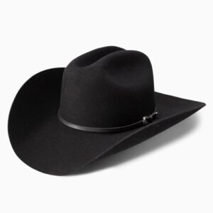 resistol men's sonora 4x fur felt cowboy hat black 7 1/4