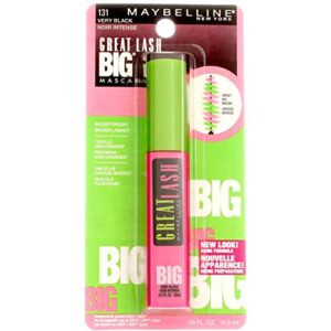 maybelline great lash big mascara - very black - 2 pack