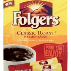 (3 Pack) Folgers Classic Roast Instant Coffee Crystals, 7-Count