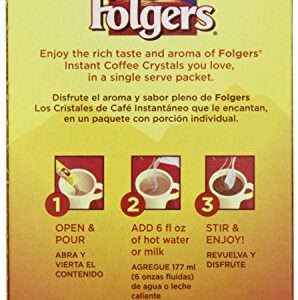 (3 Pack) Folgers Classic Roast Instant Coffee Crystals, 7-Count