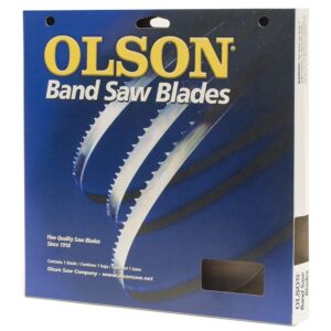 olson saw fb23793db 1/2 by 0.025 by 93-1/2-inch hefb band 14 tpi regular saw blade, silver