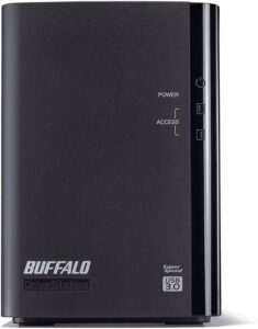 buffalo drivestation duo 2-bay 4tb (2x2tb) taa desktop external hard drive usb 3.2