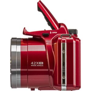 Kodak PIXPRO Astro Zoom AZ421-RD 16MP Digital Camera with 42X Optical Zoom and 3" LCD Screen (Red)