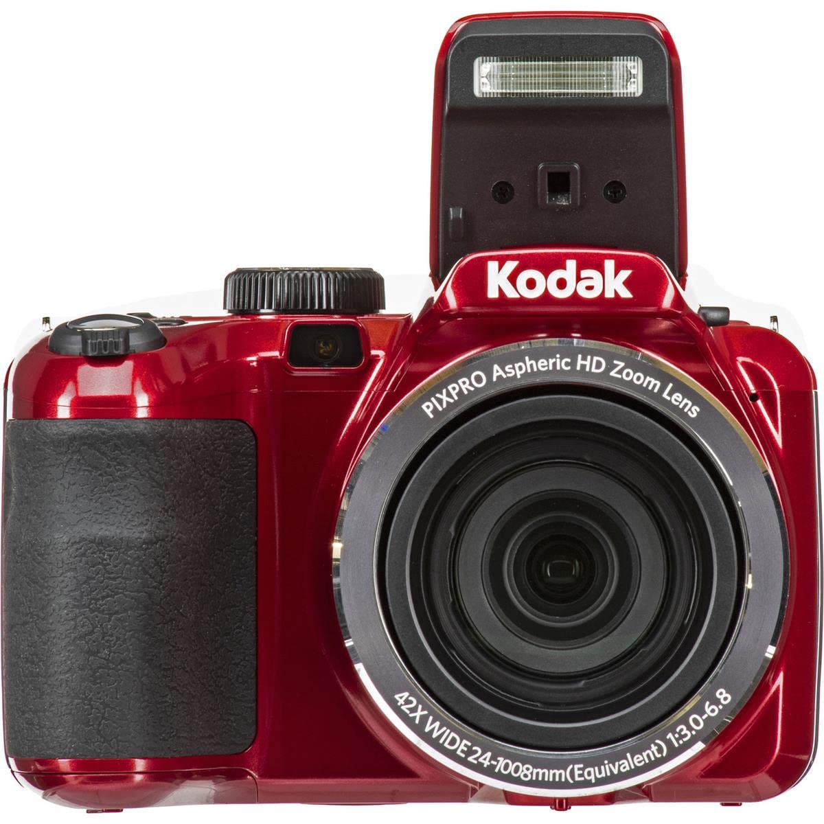 Kodak PIXPRO Astro Zoom AZ421-RD 16MP Digital Camera with 42X Optical Zoom and 3" LCD Screen (Red)