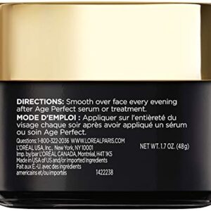 L'Oreal Paris Age Perfect Cell Renewal Night Cream, 1.7 oz - Radiant & Vibrant Skin, Salicylic Acid