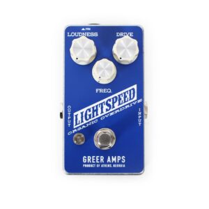 greer amplification lightspeed organic overdrive guitar pedal