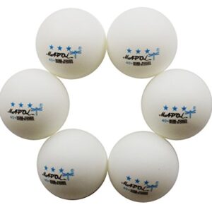 MAPOL 50 White 3-star Table Tennis Ball Premium Training Ping Pong Balls