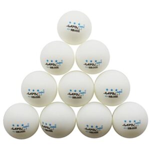 MAPOL 50 White 3-star Table Tennis Ball Premium Training Ping Pong Balls