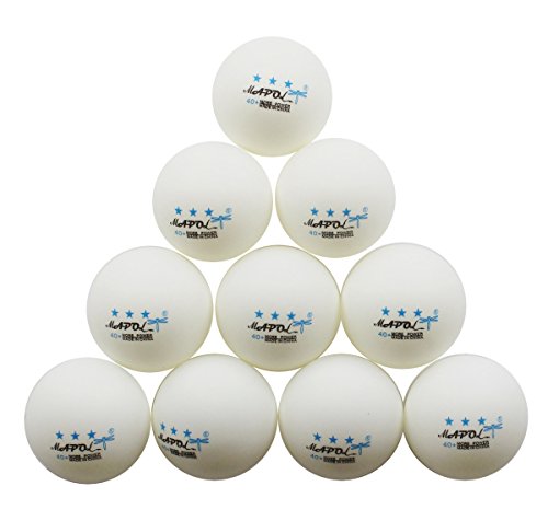 MAPOL 50 White 3-star Table Tennis Ball Premium Training Ping Pong Balls