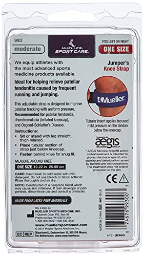 Mueller Jumper 's Knee Strap, Blue, One Size