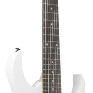 Ibanez GRG 7 String Solid-Body Electric Guitar, Right, White, Full (GRG7221WH)