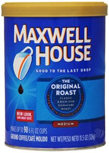 maxwell house original roast ground coffee (11.5oz bag)