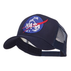 e4Hats.com Lunar Landing NASA Patched Mesh Back Cap - Navy OSFM