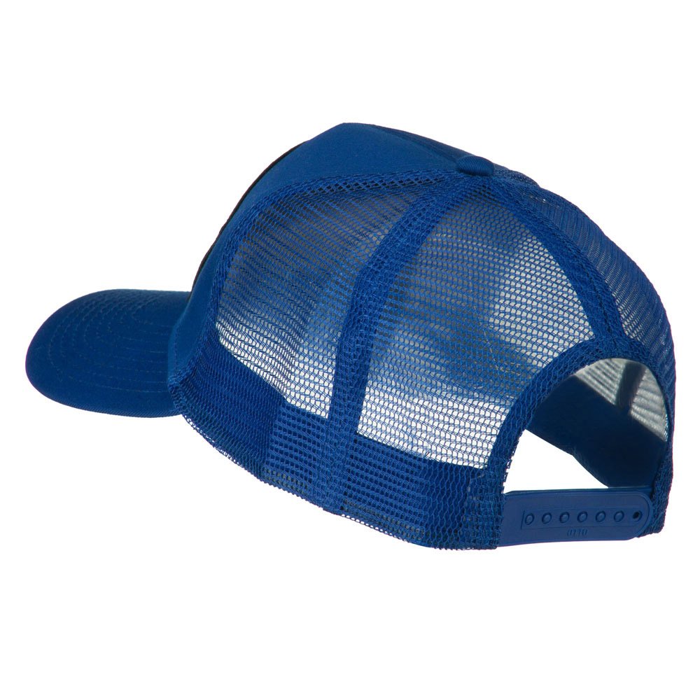 Vietnam Veteran Military Patched Mesh Back Cap - Royal OSFM