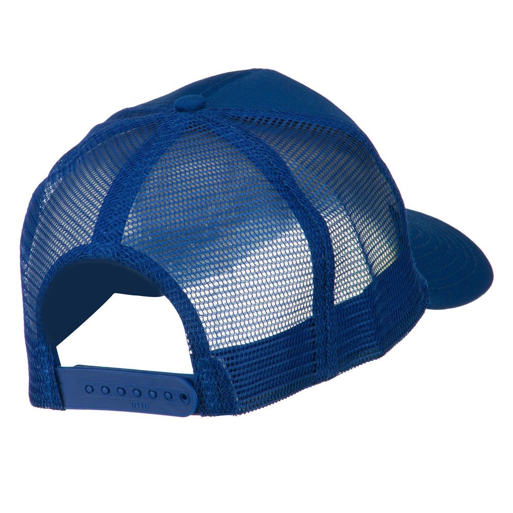 Vietnam Veteran Military Patched Mesh Back Cap - Royal OSFM