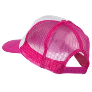 World's Best Daddy Embroidered Foam Mesh Back Cap - Hot Pink White OSFM