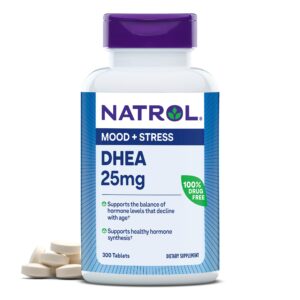 natrol dhea mood and stress, 25mg, tablets