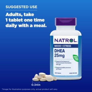 Natrol DHEA Mood and Stress, 25mg, Tablets