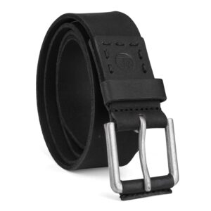 timberland mens casual leather belt, black, 36