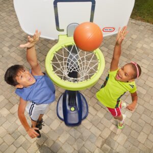 Little Tikes Adjust and Jam Pro Basketball Set, Blue